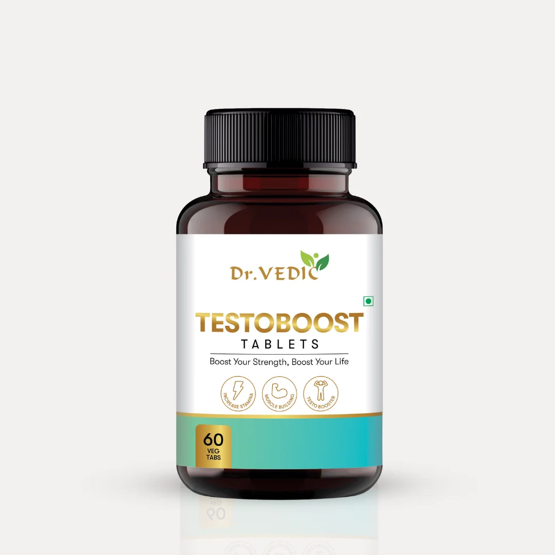 Dr.Vedic | TestoBoost Tablets | Male Strength and Energy
